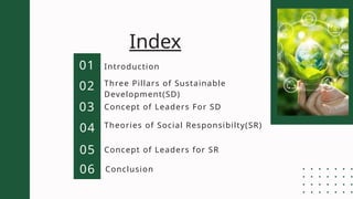 Sustainability and Social Responsibility | PPTX