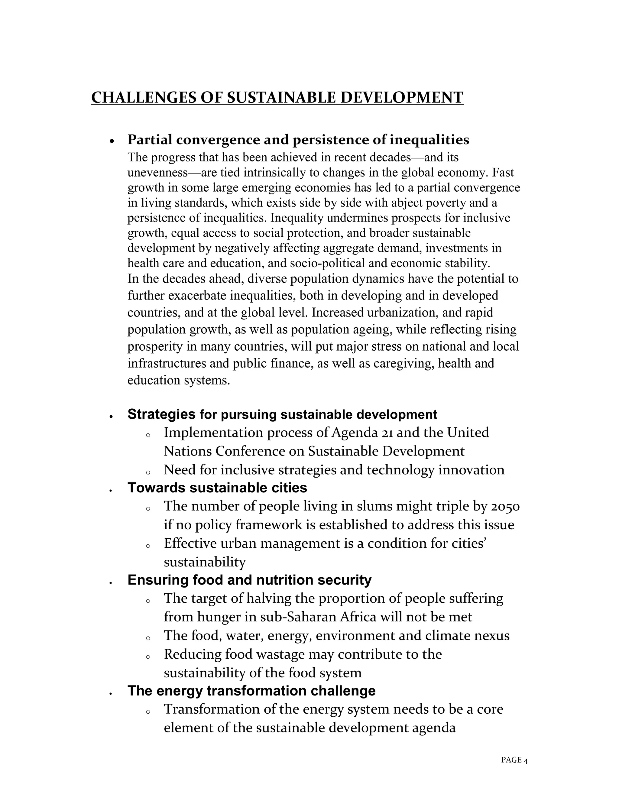 Sustainability and sustainable development | PDF