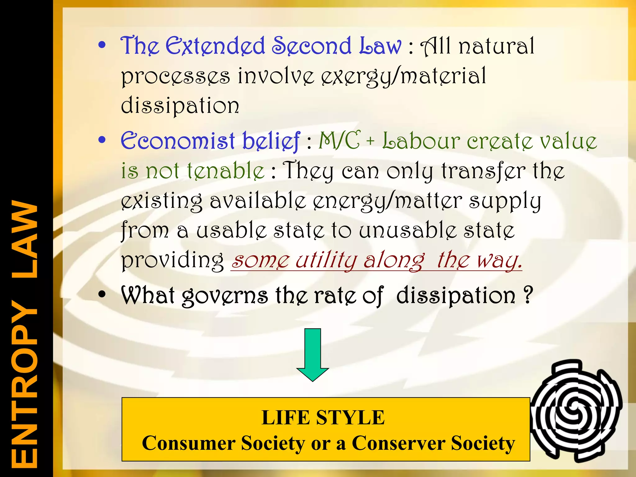 Sustainability and the web of 7Es - Energy, Ecology, Employment, Equity ...