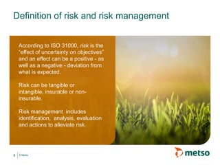 Sustainability as risk management | PPTX