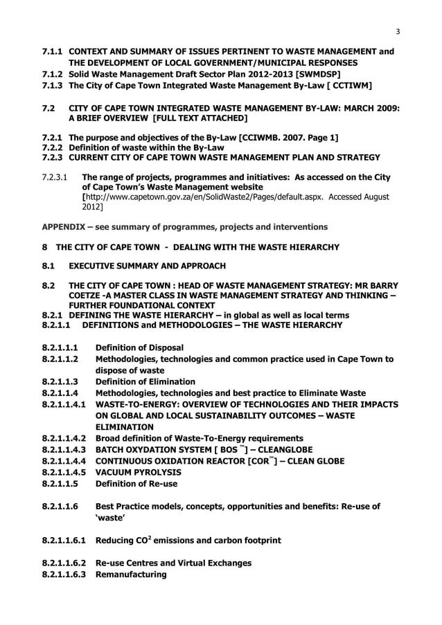 Sustainability Assignment EDP USGSB - The Waste Hierarchy 2012 | PDF