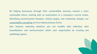 Sustainability Consulting | PPT