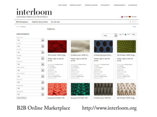 Sustainability Drinks #9 - Interloom | PPT