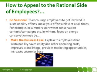 Go Green: Sustainability Employee Engagement | PPTX