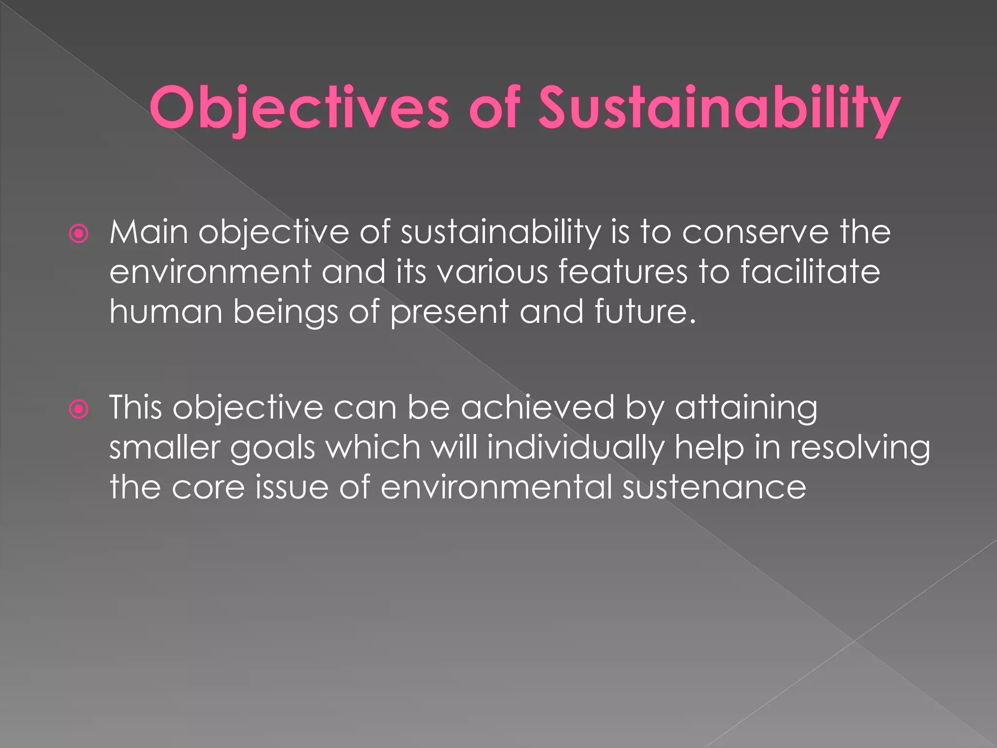 Sustainability & environmental science ppt1 | PPTX