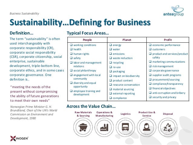 Defining Sustainability For Your Business