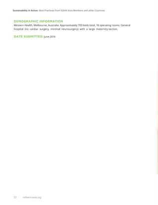 SUSTAINABILITY IN ACTION: Best Practices from GGHH Asia Members and ...