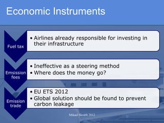 Sustainability in aviation | PPTX