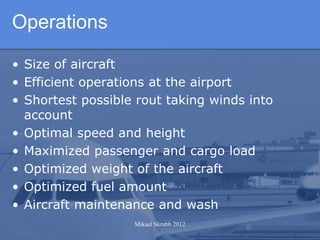 Sustainability in aviation | PPTX