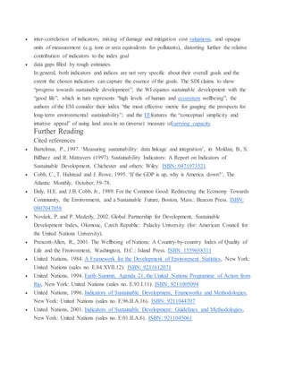 Sustainability indicator in the world | DOCX