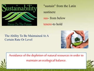 Sustainability in farming system | PPTX