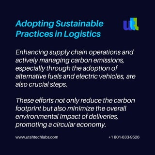 Sustainability in Logistics: Reducing Carbon Footprints with Route ...
