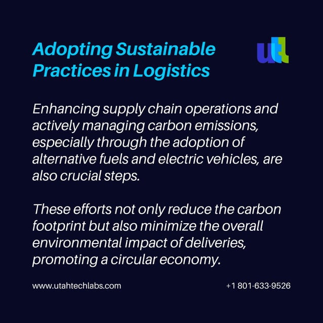 Sustainability in Logistics: Reducing Carbon Footprints with Route ...