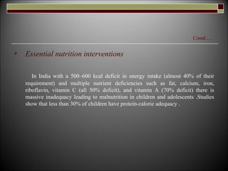 Sustainability in nutrition by capacity building | PPT