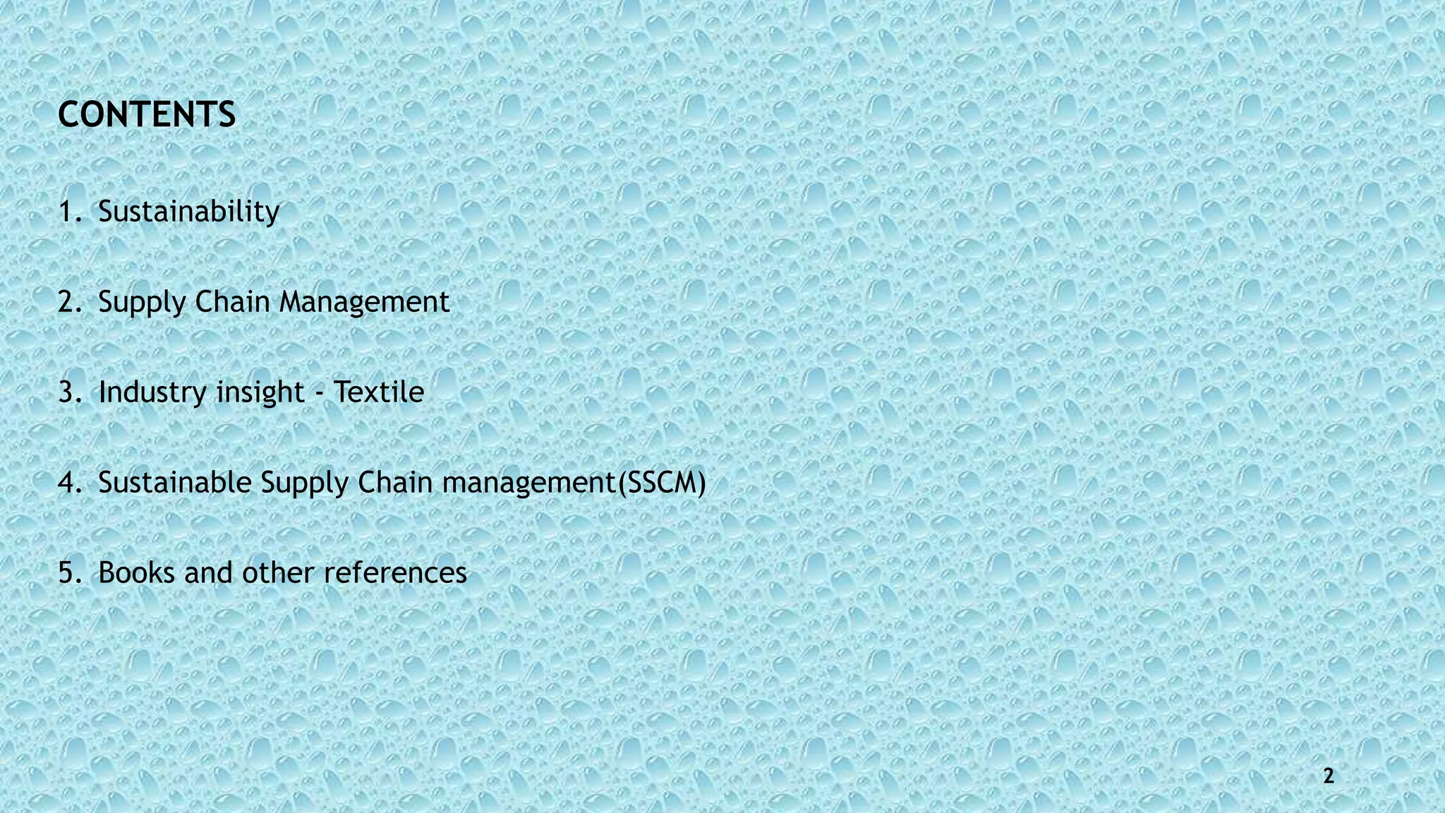 Sustainability in Supply Chain Management | PPTX