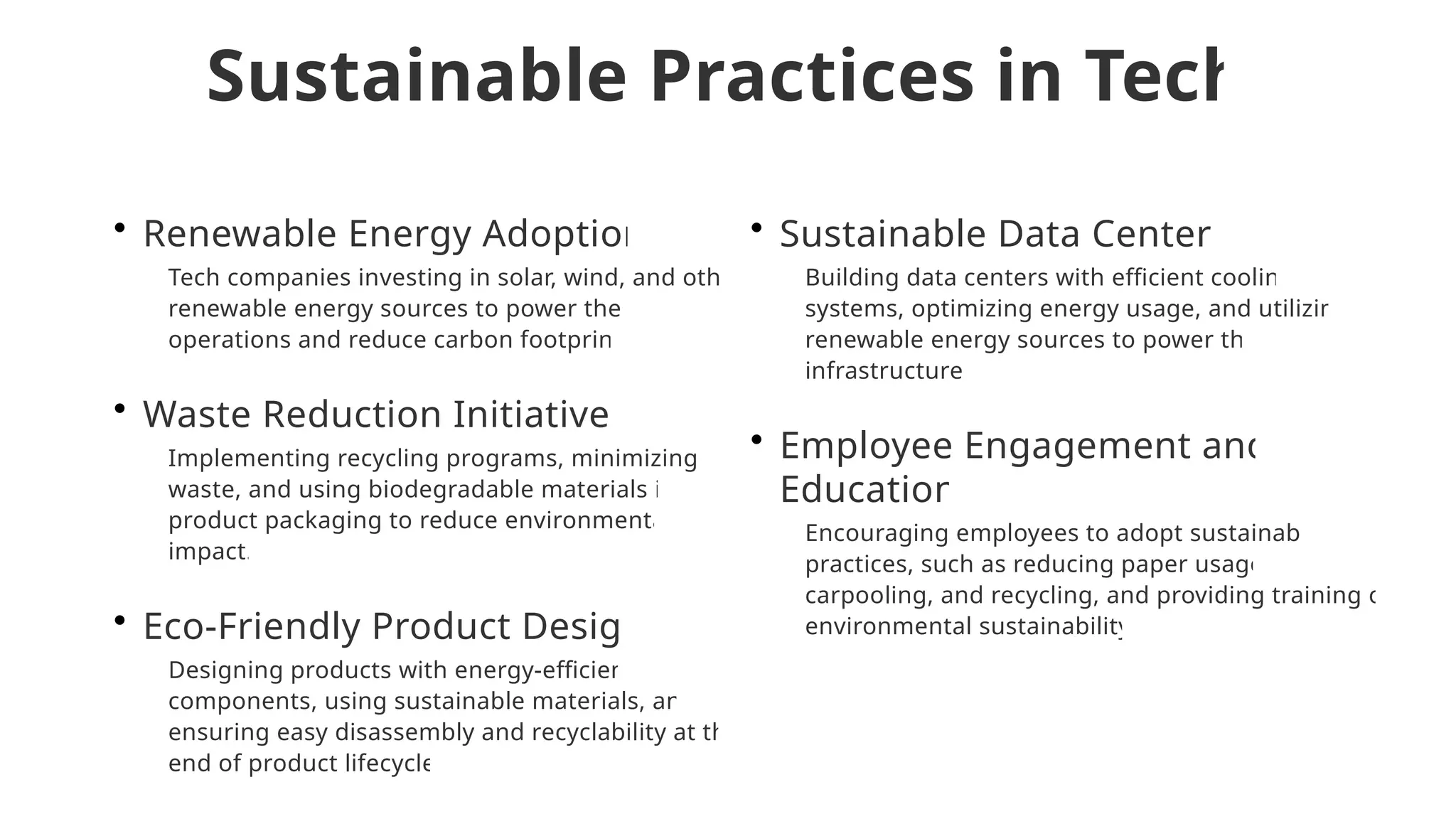 Sustainability in Tech The Green Future of IT.pptx | Technology ...