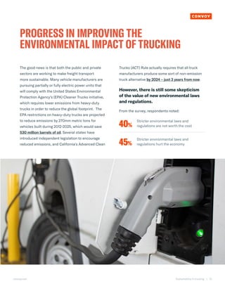 Sustainability in Trucking Report - February 2021 | PDF