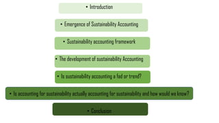 Sustainability issues in accounting | PDF | Green Solutions | Business