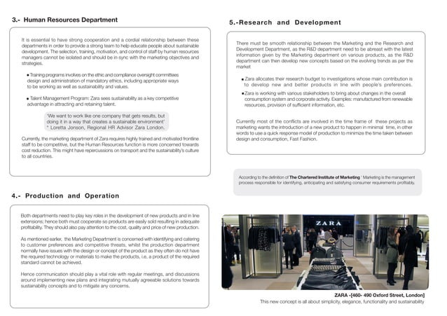 Sustainability management - Zara | PDF