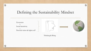 Sustainability mindset | PPTX