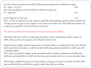 Sustainability of public debt presentation. (1) | PPT