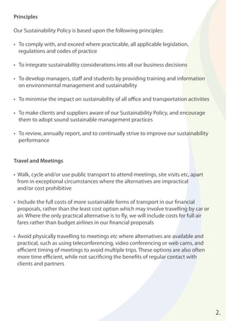 Sustainability Policy | PDF