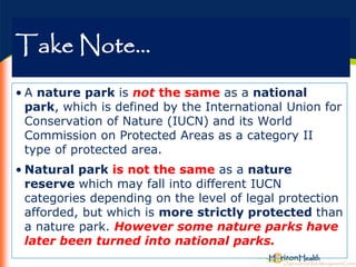 Sustainability practices in natural parks | PDF