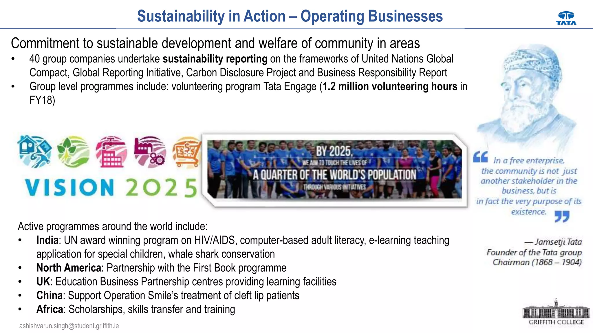 Tata Group Sustainability Strategy | PPTX