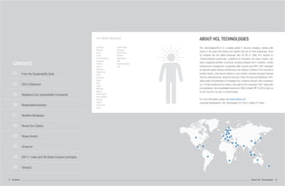 Sustainability Report - HCL Technologies | PDF