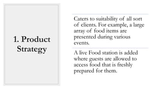 Sustainability Report of a Catering company | PPTX
