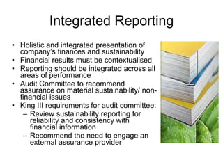 Integrated Sustainability Reporting | PPT