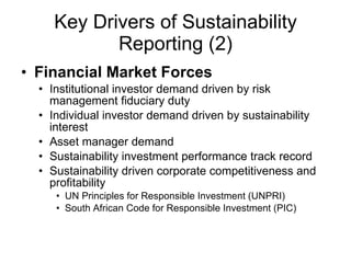 Integrated Sustainability Reporting | PPT