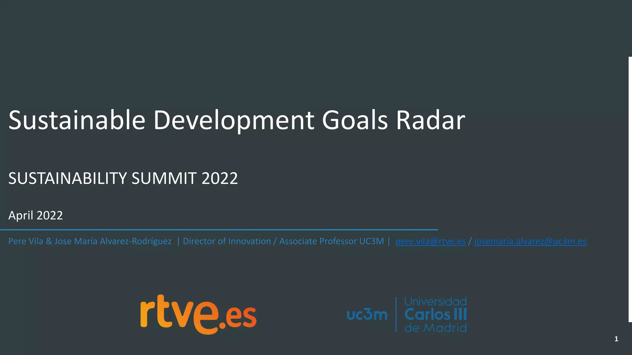 RTVE: Sustainable Development Goal Radar | PDF | Computing | Technology ...