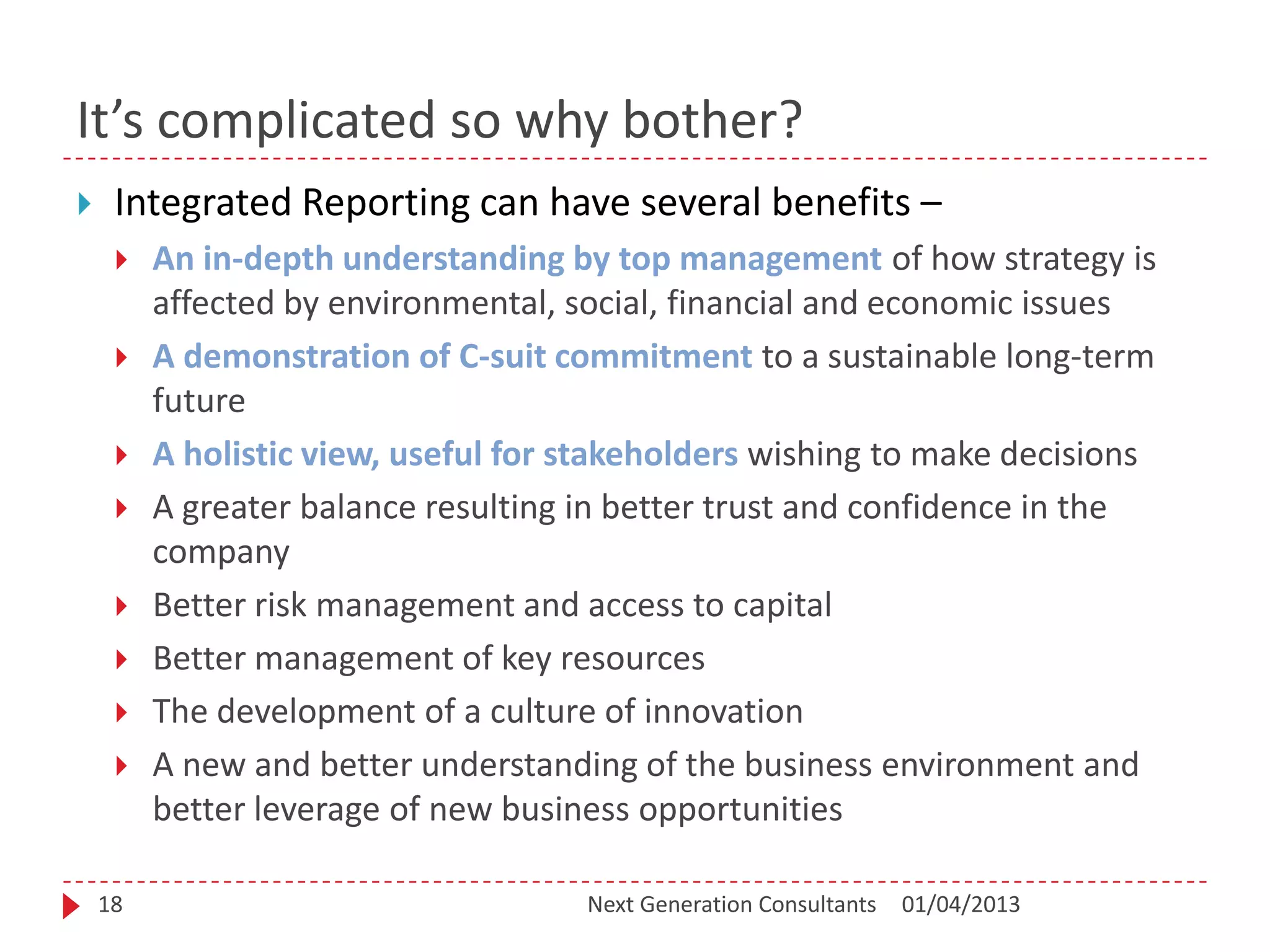Sustainability vs Integrated Reporting - What's the difference? | PPTX ...