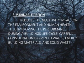 Sustainabl architecture | PPT