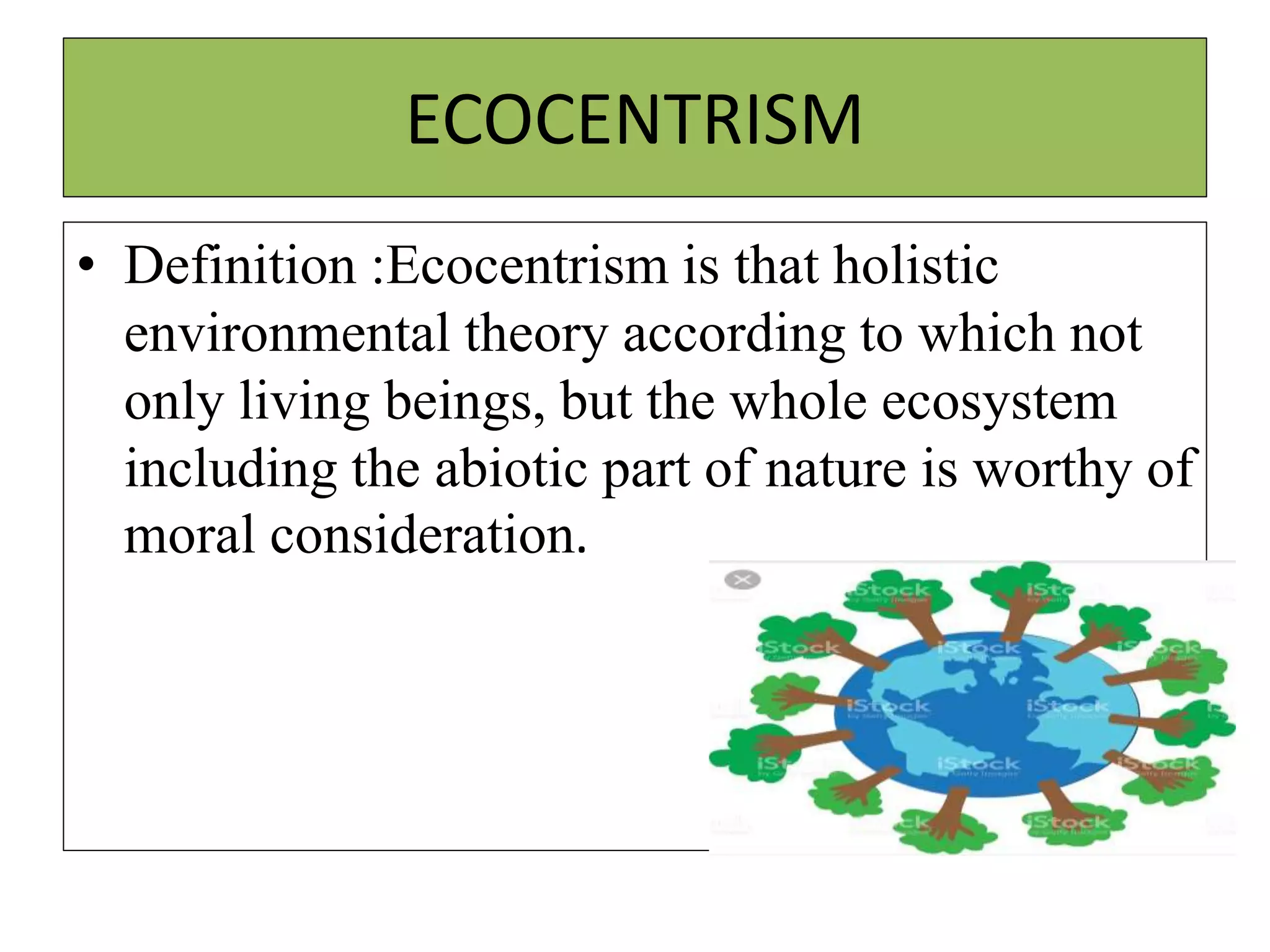 Environmental ethics and global view on sustainable earth | PPTX
