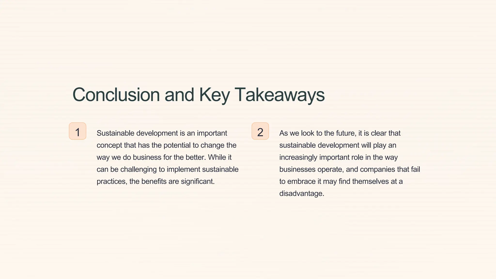 Sustainable Development and Its Impact on Modern Business | PPT | Free ...