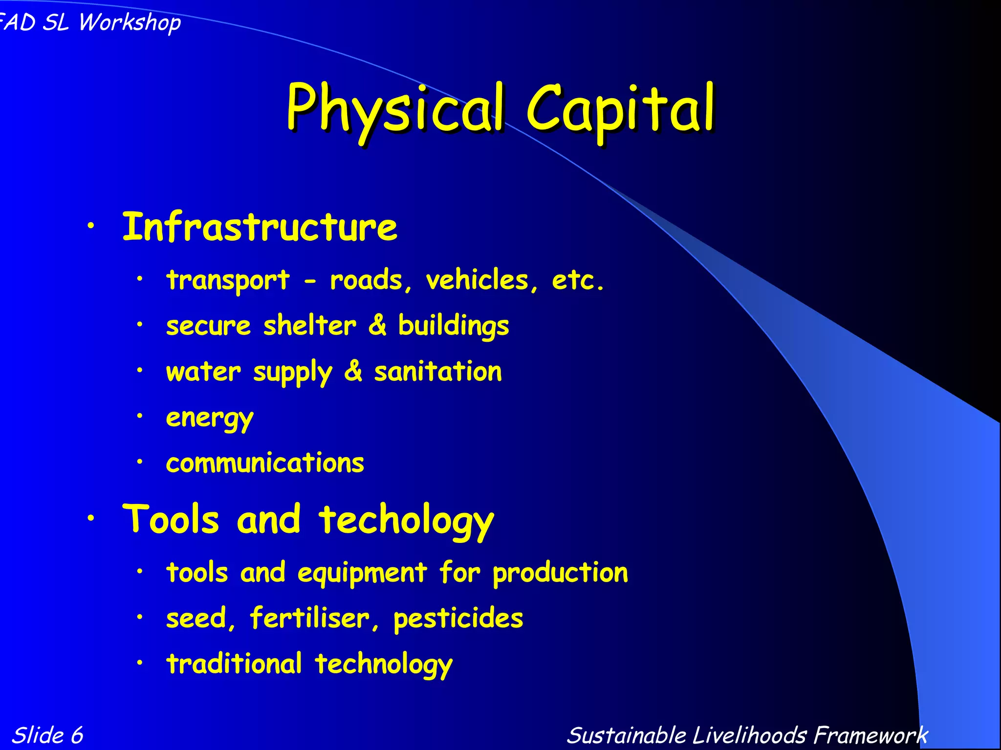 Sustainable Livelihoods Framework | PPT Sustainable Livelihoods Framework | PPT