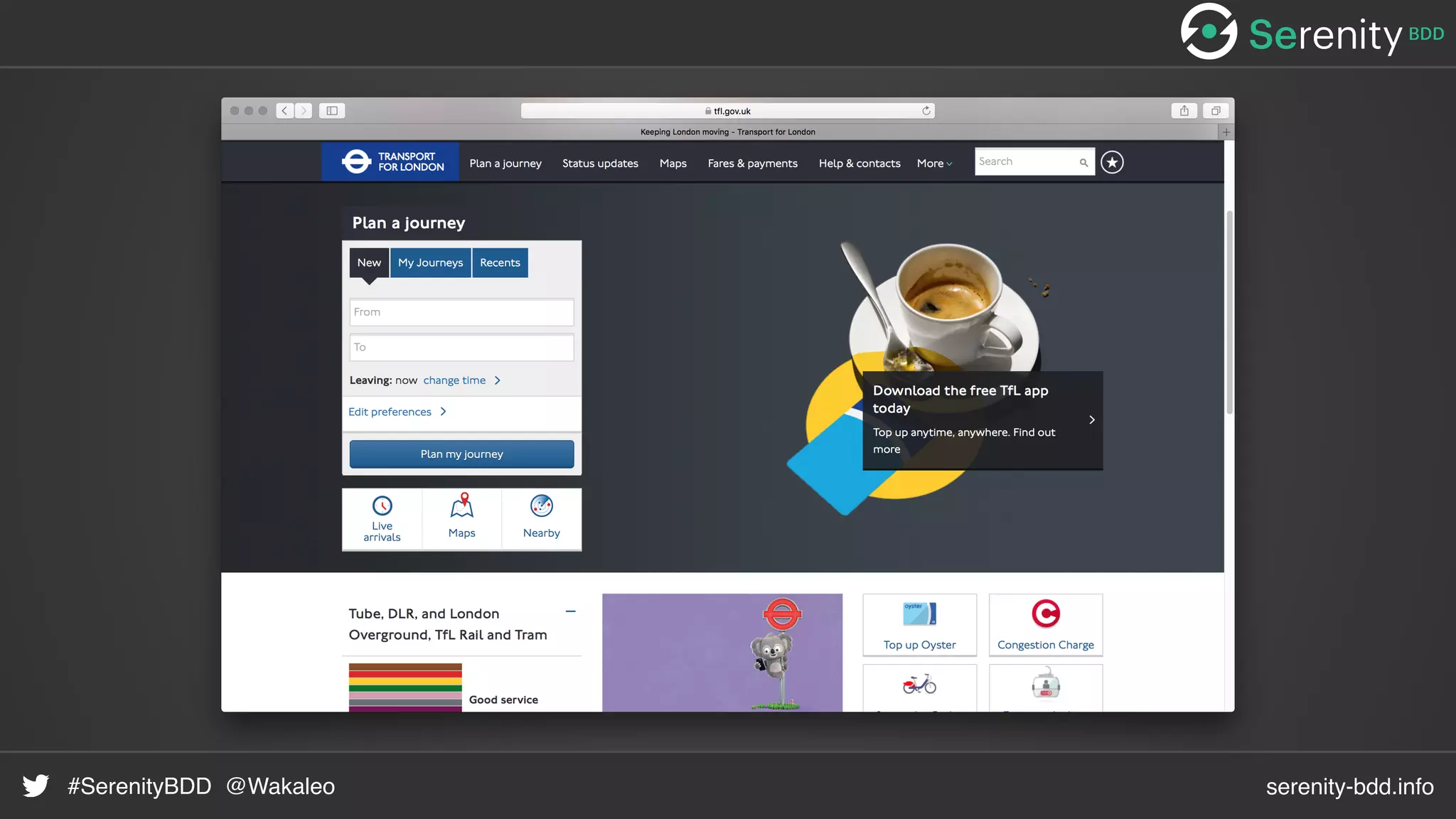 Sustainable Test Automation with Serenity BDD and Screenplay | PPT