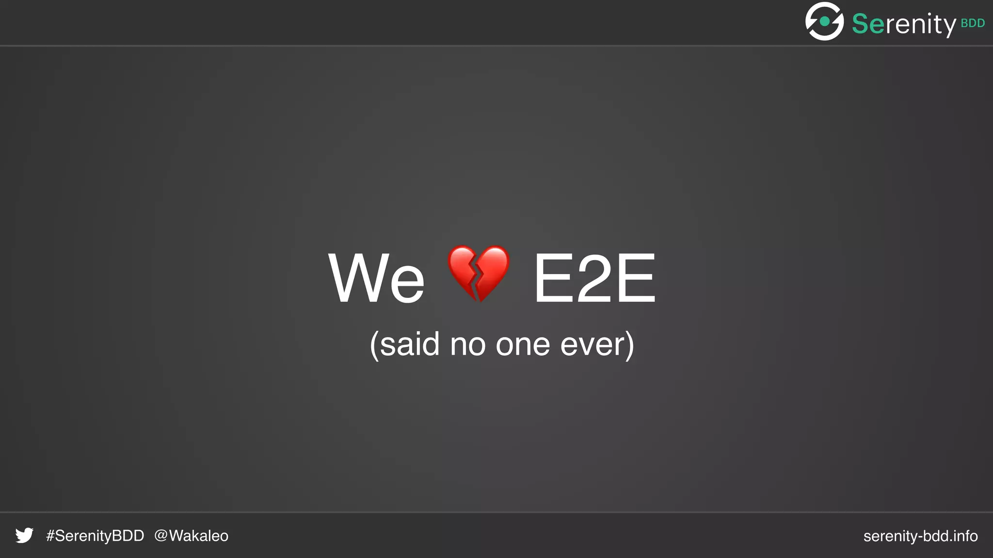 Sustainable Test Automation with Serenity BDD and Screenplay | PPT
