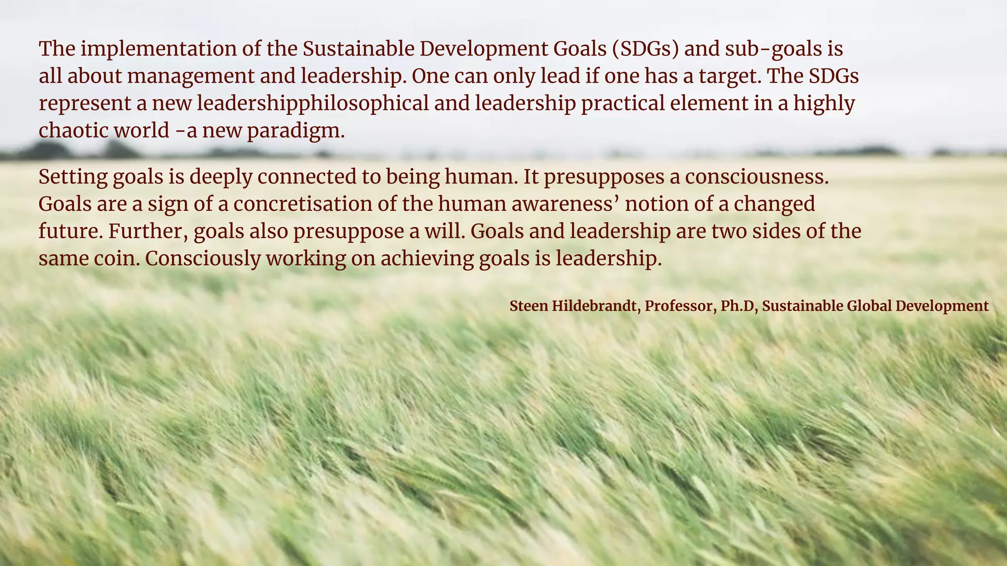 Sustainable transformation - you are of significance. How to be a ...