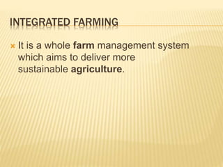 Sustainable agriculture | PPT