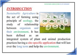 Sustainable Agriculture Introduction
