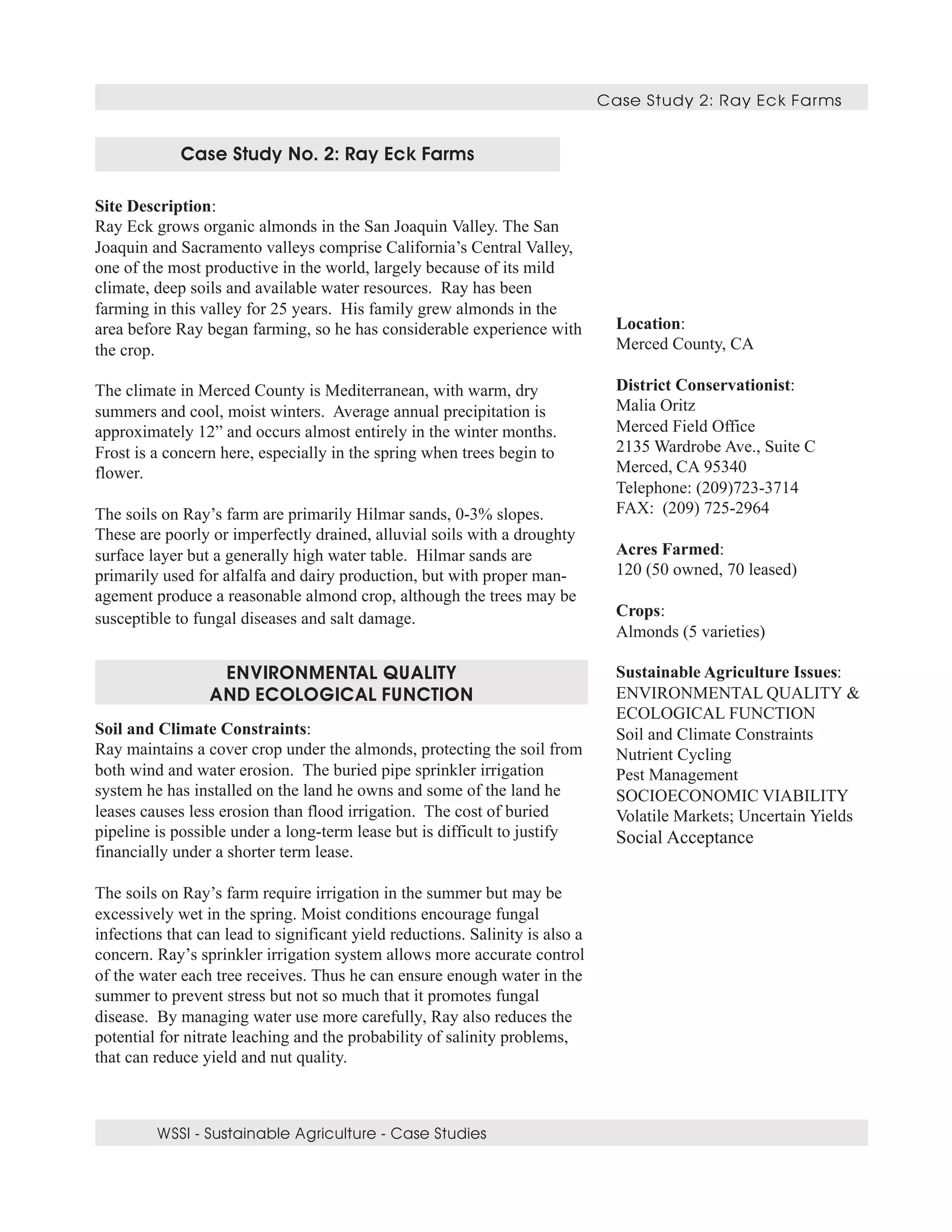 Sustainable agriculture case_study_1 | PDF | Agriculture | Industries