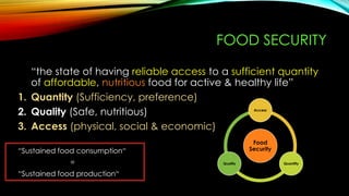 Sustainable agriculture for food security | PPT