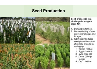 Sustainable agriculture for poverty reduction in marginal environments ...