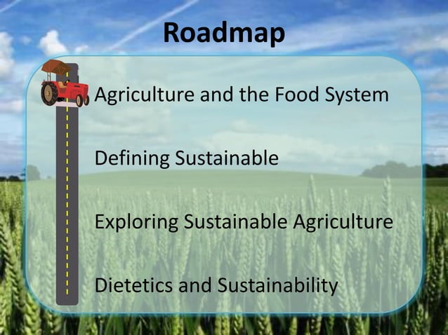 Sustainable Agriculture Presentation | PPTX | Agriculture | Industries