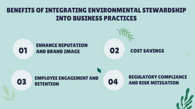 SUSTAINABLE AND ENVIRONMENTAL STEWARDSHIP.pptx | Environmental Services ...