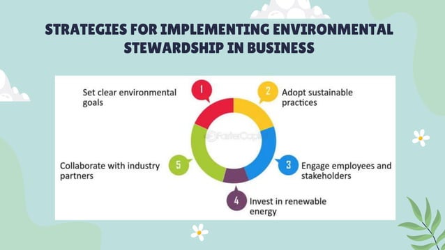 SUSTAINABLE AND ENVIRONMENTAL STEWARDSHIP.pptx | Environmental Services ...