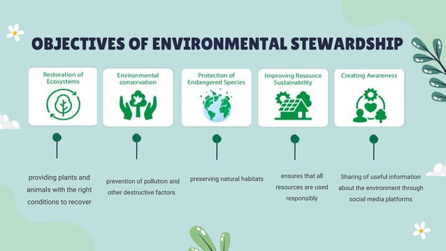 SUSTAINABLE AND ENVIRONMENTAL STEWARDSHIP.pptx | Environmental Services ...